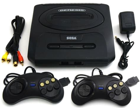 Sega Genesis Model 2 Mk 1631 Video Game System Bundle Controllers