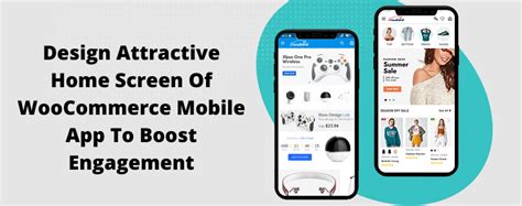 Home Screen Of Woocommerce Ecommerce App To Boost Engagement