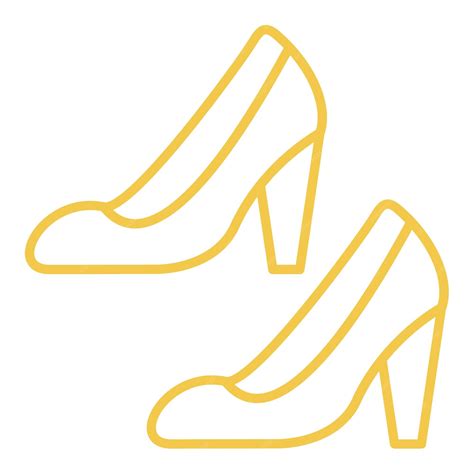 하이힐 아이콘 프리미엄 벡터