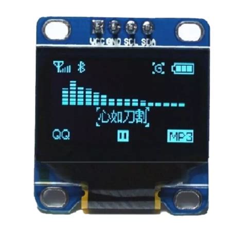 Display Lcd Serial Para Arduino Oled 096 Grafico 128x64 I2c Mebuscar