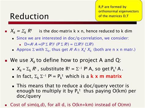 Ppt Latent Semantic Indexing Mapping Onto A Smaller Space Of Latent