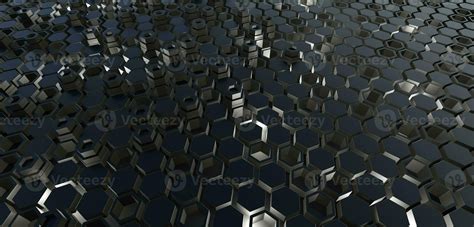 Background Technology Texture Hexagonal Pixels Glossy Block Texture