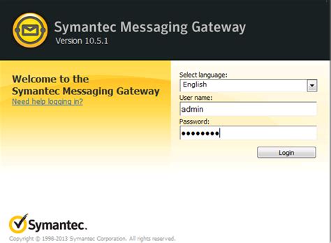 Messaging Gateway Symantec Enterprise
