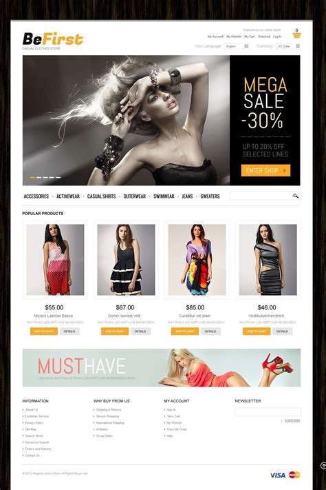 Magento Website Templates