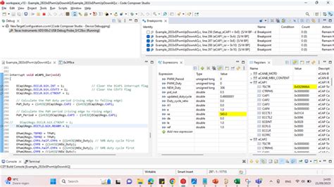Tms320f28335 Ecapture Ecap Mode Continuous Or One Shot Mode