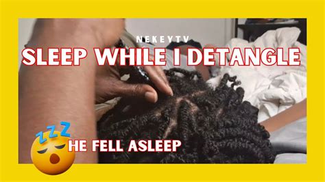 Asmr Sleep While I Detangle Hair Popping Keyboard Youtube