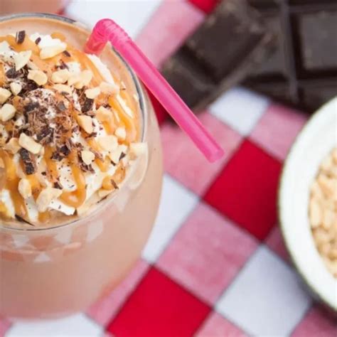 Creamy Peanut Butter Milkshake Recipe Bite N Sip