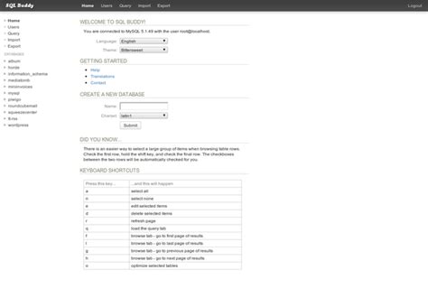 manage mysql with consummate ease using sql buddy linux magazine