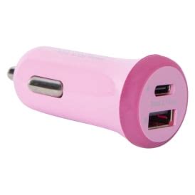 W Led Usb C Usb A Dual Car Charger Five Below