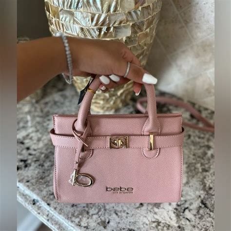 Bebe Blush Small Satchel Bebe Purses Faux Leather Purse Leather Satchel Handbags