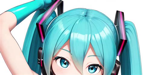 Hatsune Miku Armpits Vocaloid Ai生成ミクさんマジ天使 Pixiv
