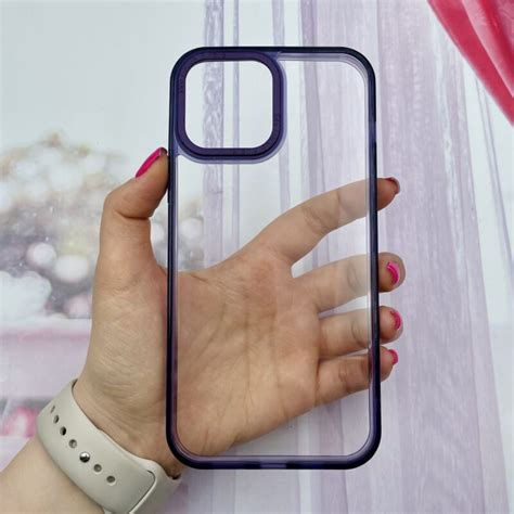 قاب گوشی Iphone 13 Pro Max آیفون متال کیس پیکسل Pixel شفاف دور سیلیکونی