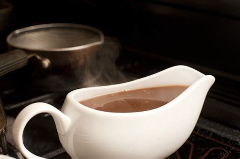 Gravy Boat Filled With Delicious Rich Gravy Free Stock Image