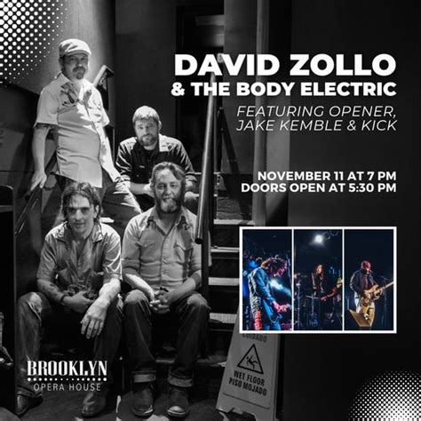 David Zollo And The Body Electric Coming To Boh On Nov 11 Monte Journal