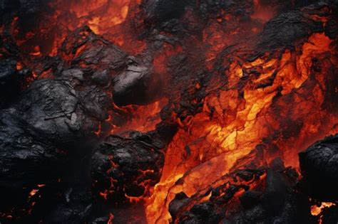 Modern Abstract Art Installation Featuring Flowing Lava With Minimalistic Design Background