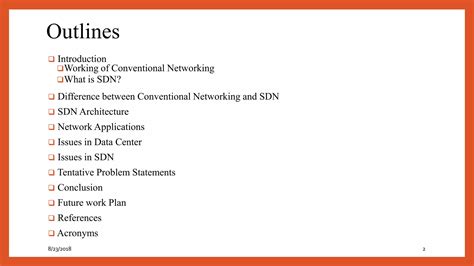Software Defined Networking Introduction Ppt