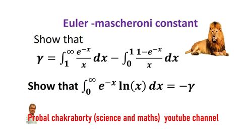 Euler Mascheroni Constant Youtube