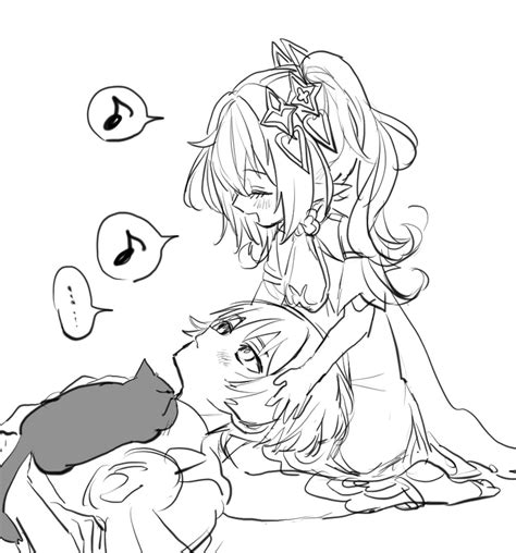 Scaramouche And Nahida Genshin Impact Drawn By Hirarinoie Danbooru