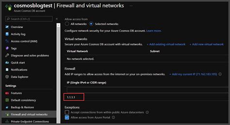 Modifying Azure Cosmos Firewall Iprules With Powershell Powerzure