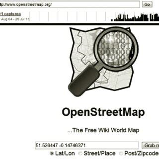 3 Early Version Of OSM Interface Using OpenMap OpenStreetMap Download Scientific Diagram