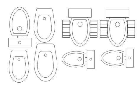 Different Types Of Urinal Blocks In Detail AutoCAD Drawing Dwg File CAD File