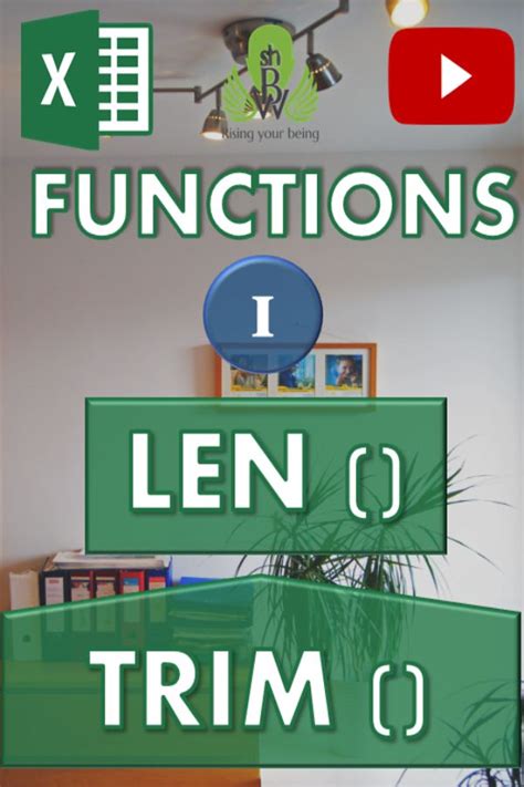 Functions Len And Trim Function Excel Microsoft Excel