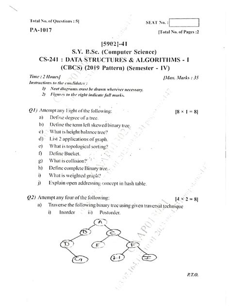 Sybsc Cs 4th Sem Jan 2023 Pdf