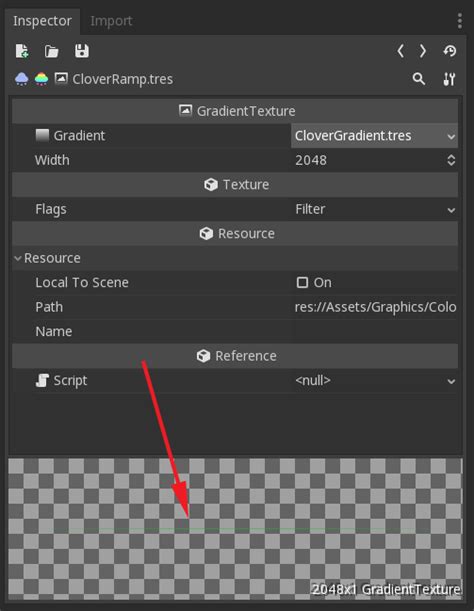 color ramp properties shows the gradient way too small · issue 16316
