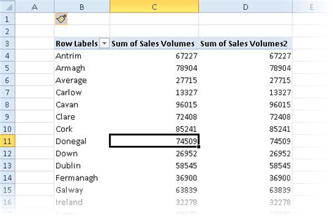 add a rank number field to your pivot table