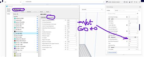 48 The Settings From The Material Are Not Applied To The Profile