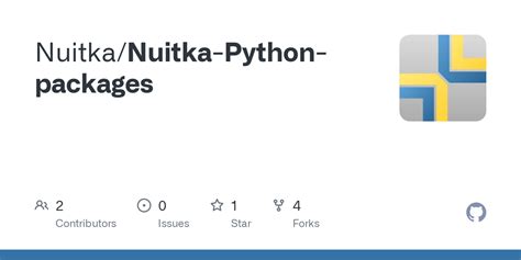 Github Nuitkanuitka Python Packages