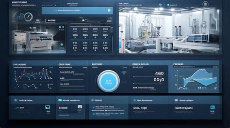 Premium Photo Web Dashboard Manufacturing Production Monitoring Dashboard Tile Based Lay