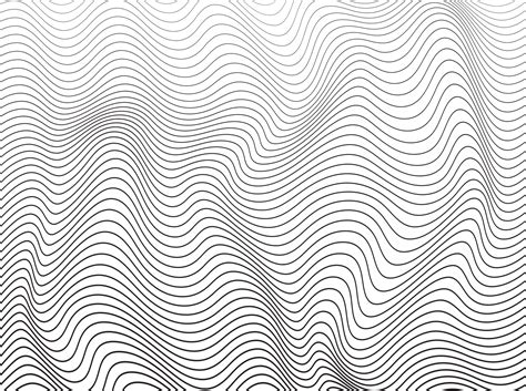 Abstract Stripe Background In Black And White With Wavy Lines Pattern 7437861 Vector Art At Vecteezy