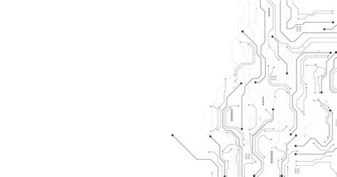 Premium Vector Technology Black Circuit Diagram Concepthightech