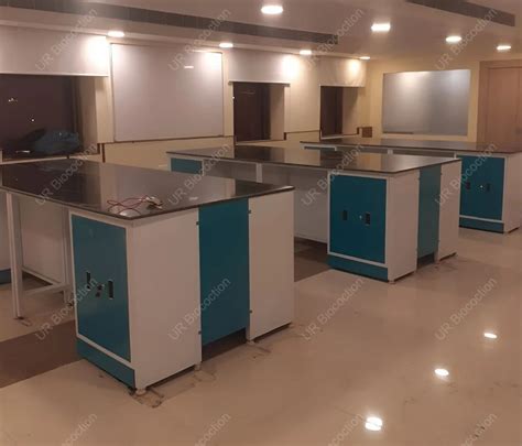 Mild Steel Laboratory Modular Table Physics Island Model At ₹ 38500