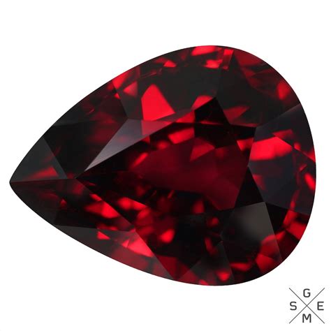 Pyrope Garnet 7carat Top Big Natural Clean Dark Red Pink Pyrope Garnet