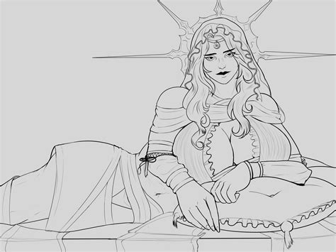 Gwynevere Sketch R Darksoulsart