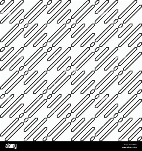 Abstract Seamless Pattern Regularly Repeated Geometric Shapes Parallel Diagonal Lines Vector
