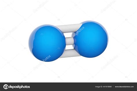 Nitrogen Atom Model 3d