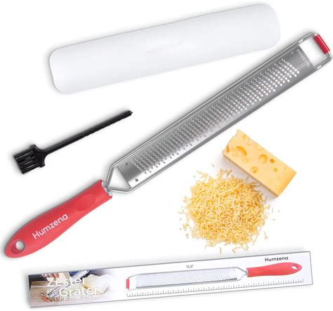 Humzena Lemon Zester Grater With Handle Sharp Lemon