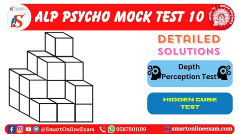 Hidden Cube Test 10 Depth Perception Test Alp Psycho Test Question
