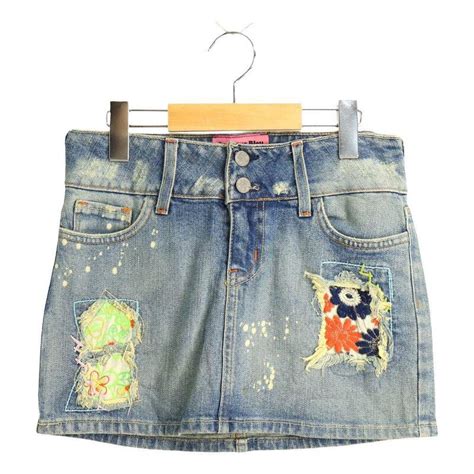 Cut 코튼 스판 미니스커트 Size Women 29
