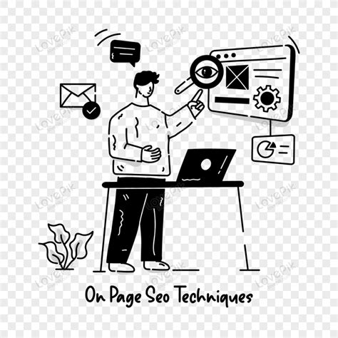 Seo 검사 의 핸드 드로잉 삽화 Png 일러스트 무료 다운로드 Lovepik