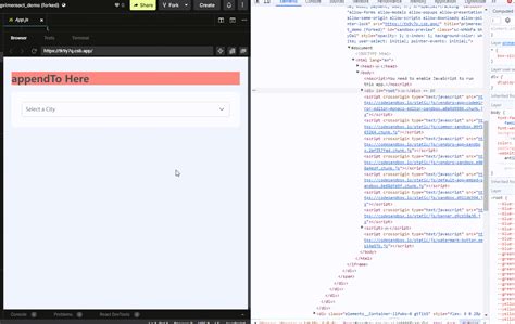 select components props `appendto` incorrect first time mount · issue 5311 · primefaces