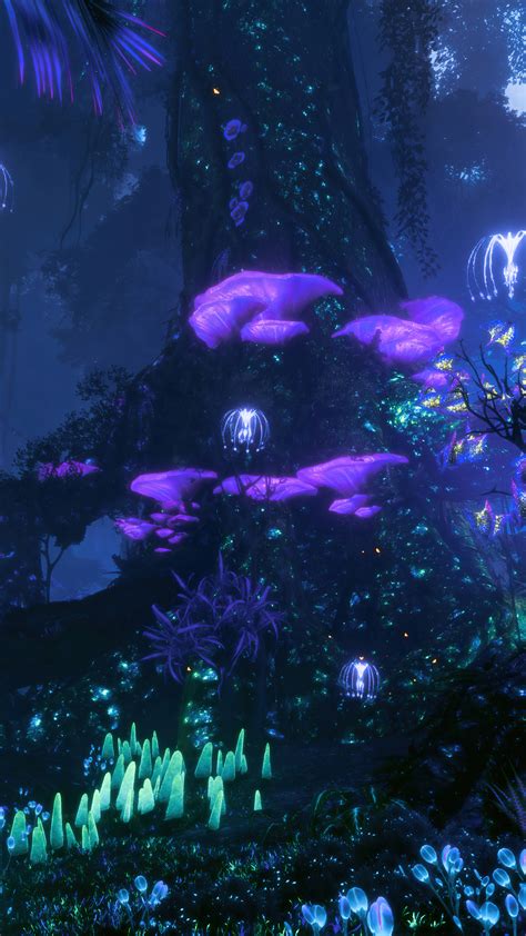 Avatar Pandora At Night Wallpaper