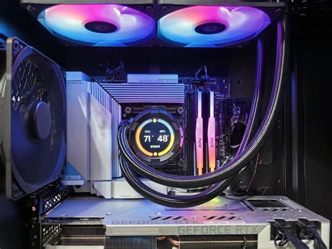 Cpu Gpu Led 조명 Pc 건물 Pc 냉각 Pc 매니아 Pc 부품 Pc인테리어 Rgb 냉각 Rgb 빛 Rgb 설정 Xpg 램 Z790 게임 기술
