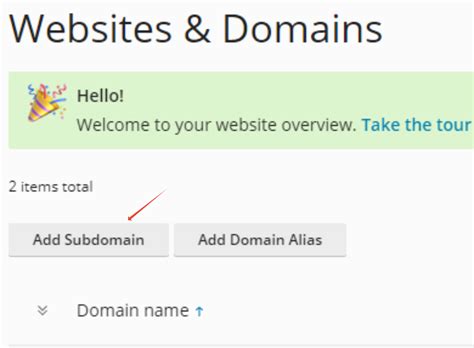 How To Add A Subdomain In Windows Plesk
