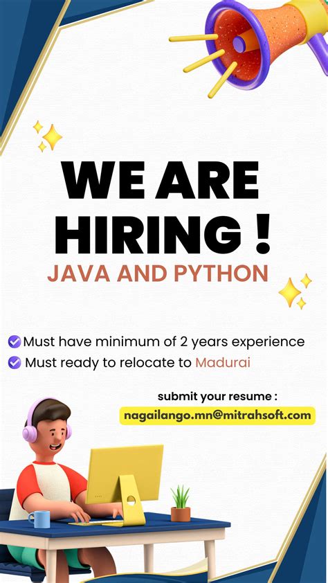 Naga Ilango On Linkedin Hiring Java Python Maduraihiring