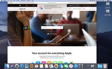 Macos Mojave Apporte La Prise En Charge De Touch Id Apple