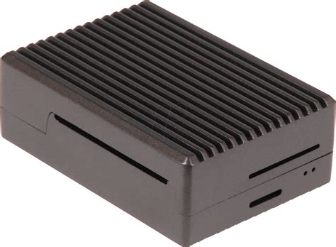 RPI CASE ALU Case For Raspberry Pi Aluminium Black At Reichelt Elektronik